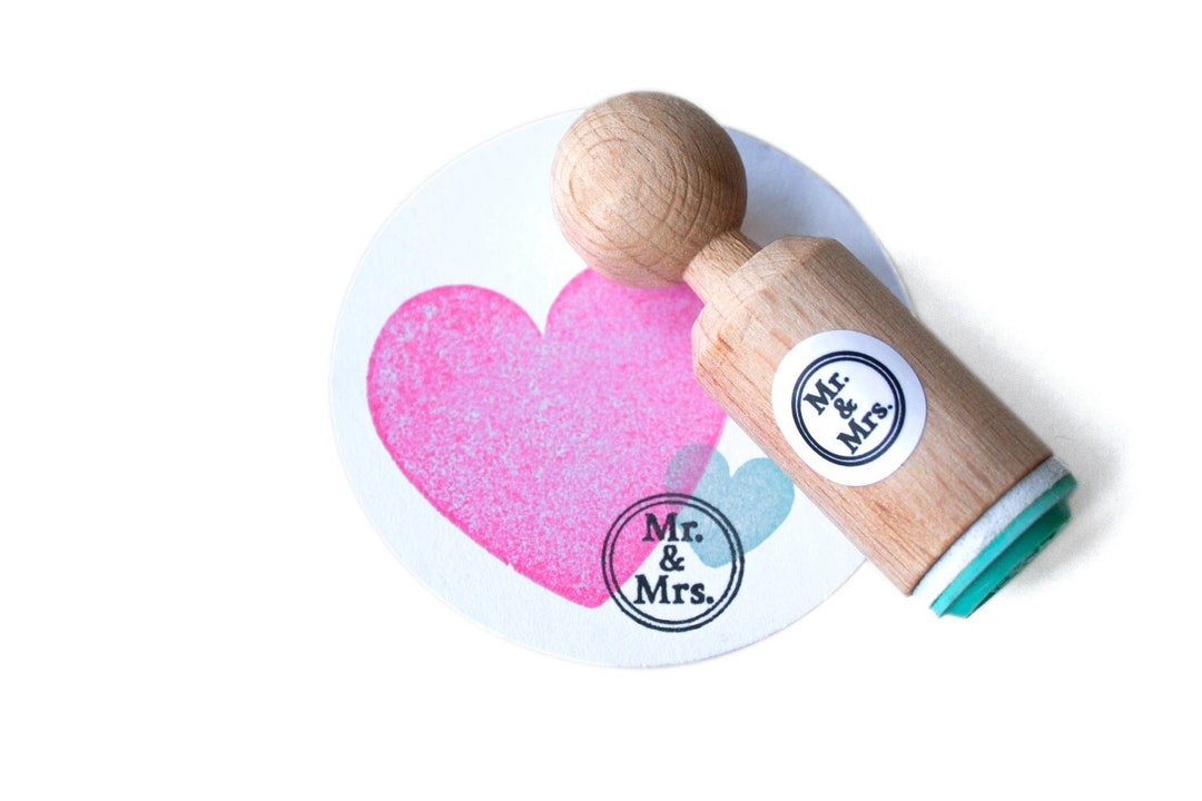 Mr. & Mrs. Mini Stamp for Wedding and Getting Married - Etsy