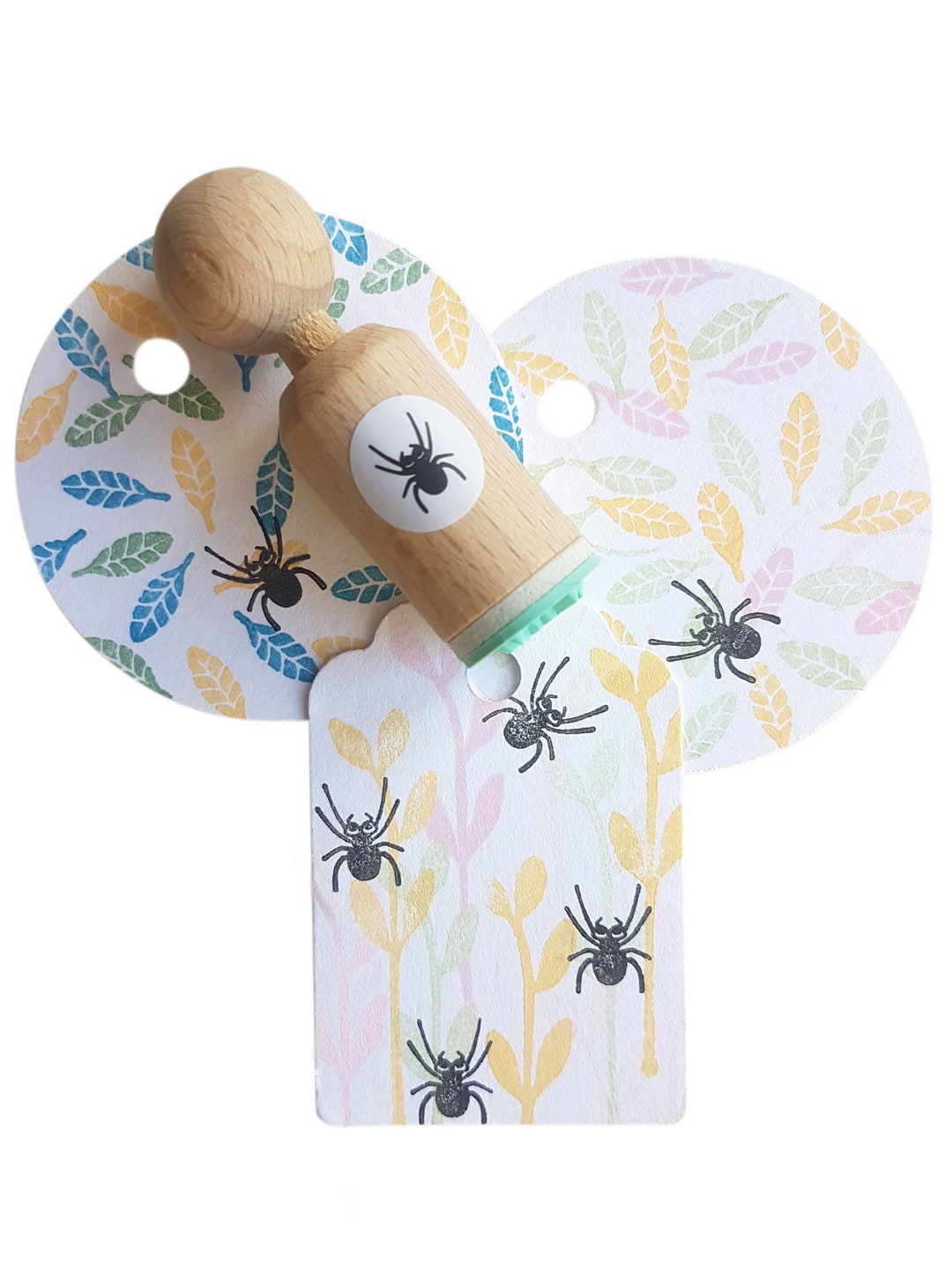 Spider Mini Stamp, Spider Stamp, Spider Ink Stamp, Spider Rubber Stamp ...