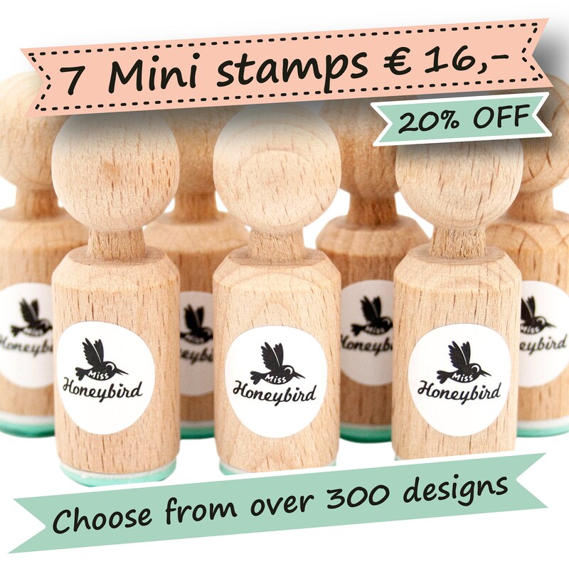 Mini Rubber Stamp - Etsy
