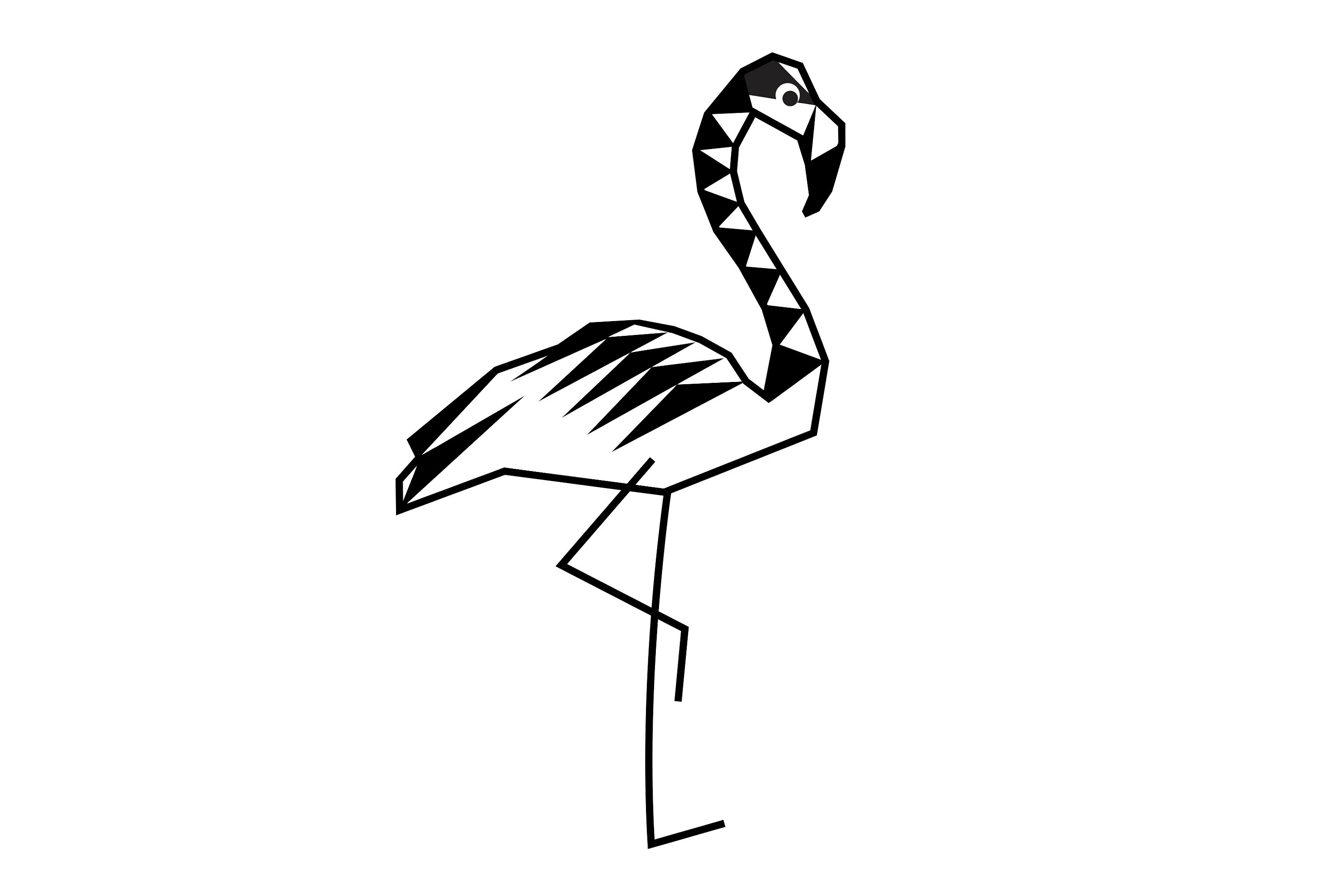 Flamingo Stamp Mounted Flamingo Rubber Stamp Tropicial - Etsy UK