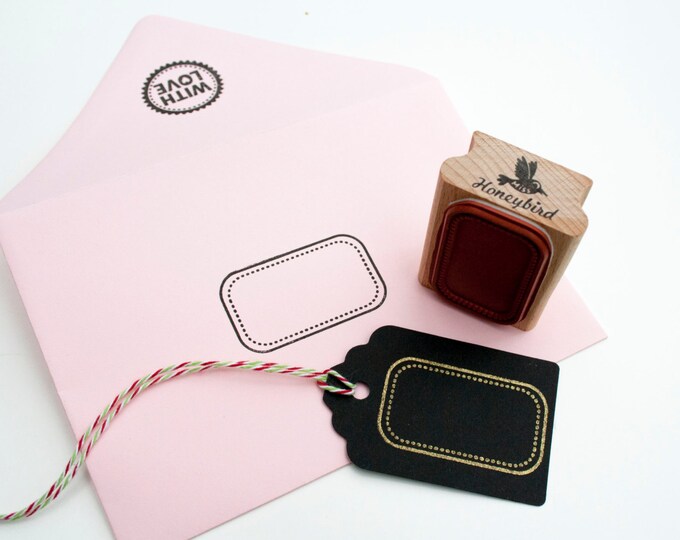 Kader stempel te gebruiken als naamlabel - Etsy Nederland