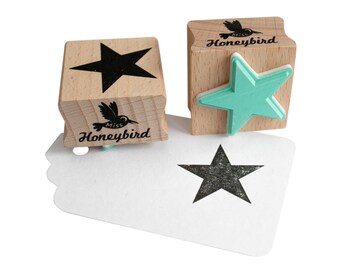 Star Rubber Stamp - Etsy