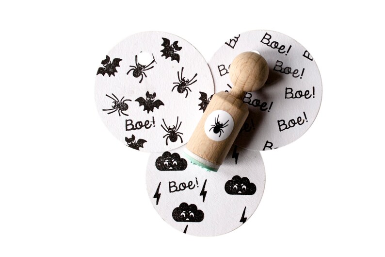 Spider Mini Stamp Spider Stamp Spider Ink Stamp Spider | Etsy