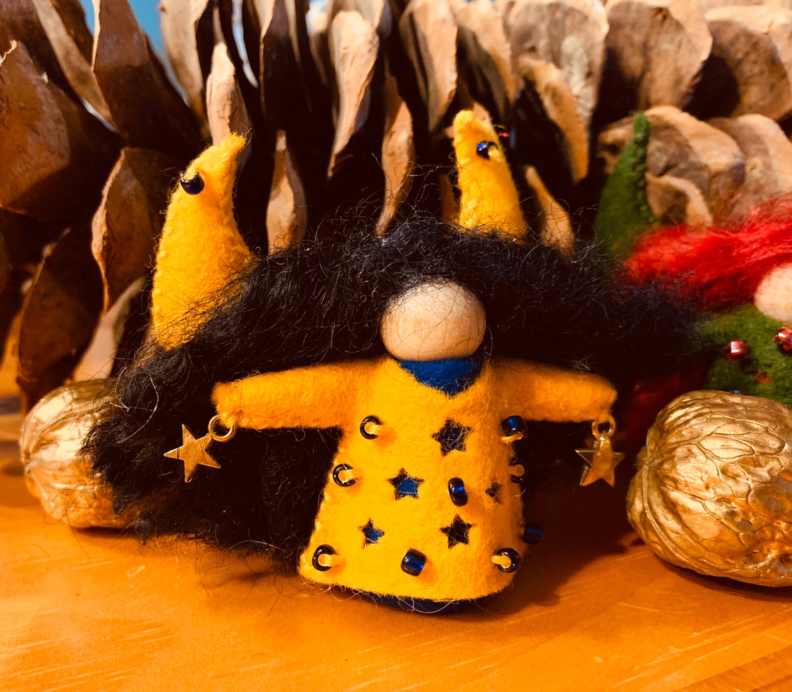 Christmas Angel Holiday Small Standing Angels Art Doll - Etsy