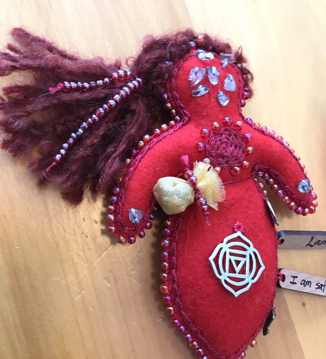 Root Chakra Doll, 1st Chakra, Healing Art Doll, Spirit Doll, Medicine ...