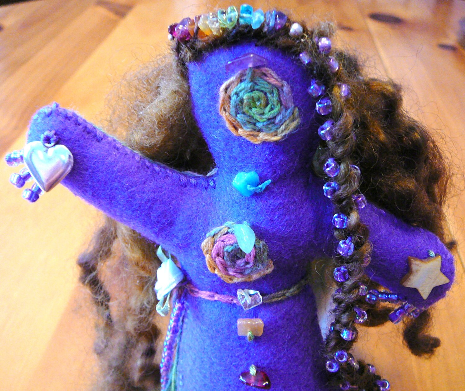 Handmade Healing Art Doll, Chakra Spirit Doll, Custom Colors - Etsy ...