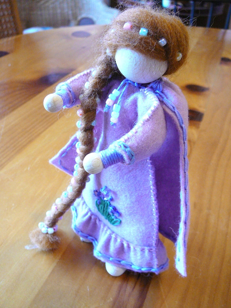 Spring Maiden Bendy Rope Doll, Waldorf Storytelling Doll, Art Doll - Etsy