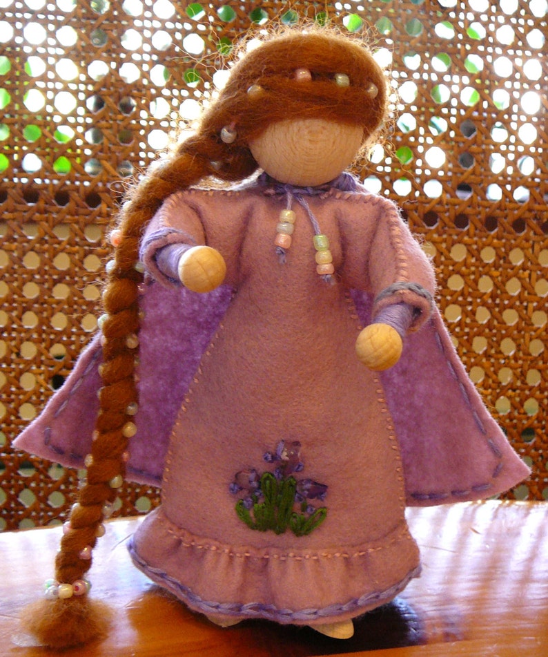 Spring Maiden Bendy Rope Doll, Waldorf Storytelling Doll, Art Doll - Etsy