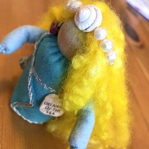 Aphrodite Greek Goddess Peg Doll, Waldorf Wooden Peg Doll, Handmade ...