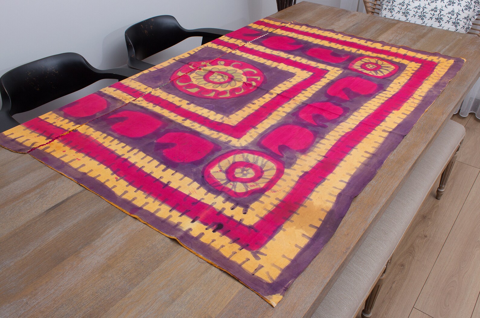 Batik Vintage Uzbek Batik Old Batik 4.49' X 4.63' - Etsy