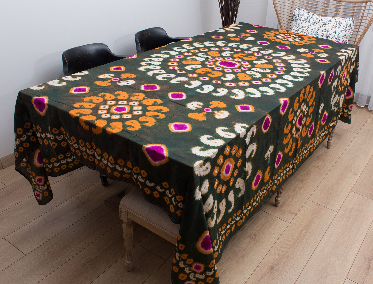 Batik Vintage Uzbek Batik Old Batik 6.79' X 8.07' - Etsy