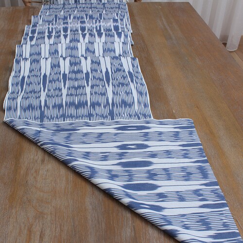 A Piece of 3 Meters Handwoven Uzbek Ikat Fabric . Hand-dyed | Etsy