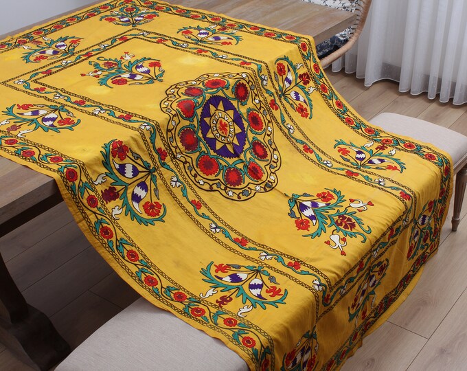 Suzani Vintage Suzani Old Embroidery Suzani Wall Hanging Uzbek Suzani ...