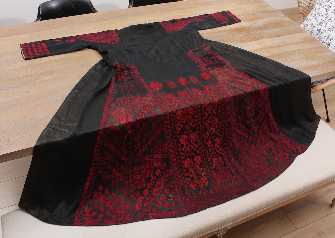 Robe, Bedouin Costume, Vintage Wedding Robe, 51.18" X 50.39" Old ...