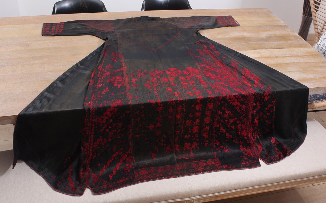 Robe, Bedouin Costume, Vintage Wedding Robe, 49.21" X 52.36" Old ...