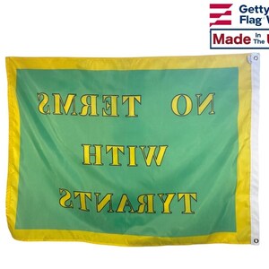 Dorr Rebellion Flag - "no Terms With Tyrants" - Historical American ...