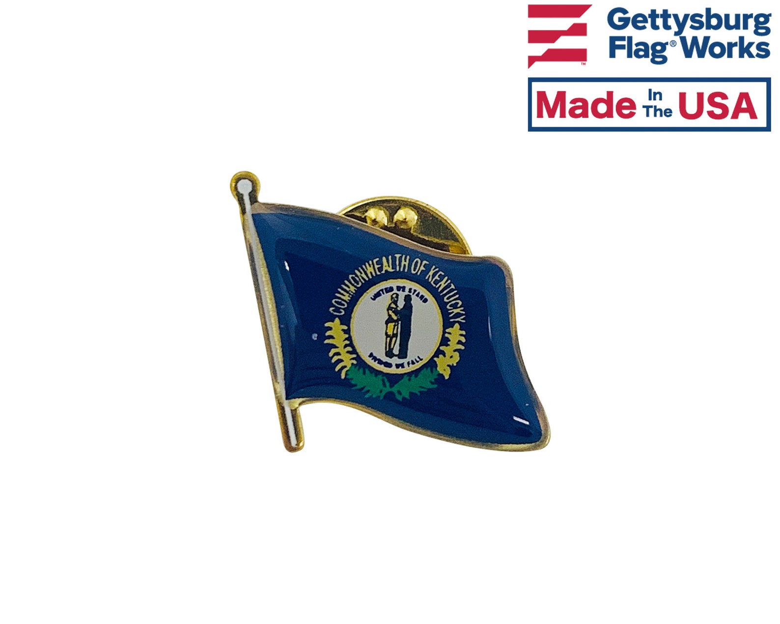 Kentucky State Flag Lapel Pin Made in the USA - Etsy