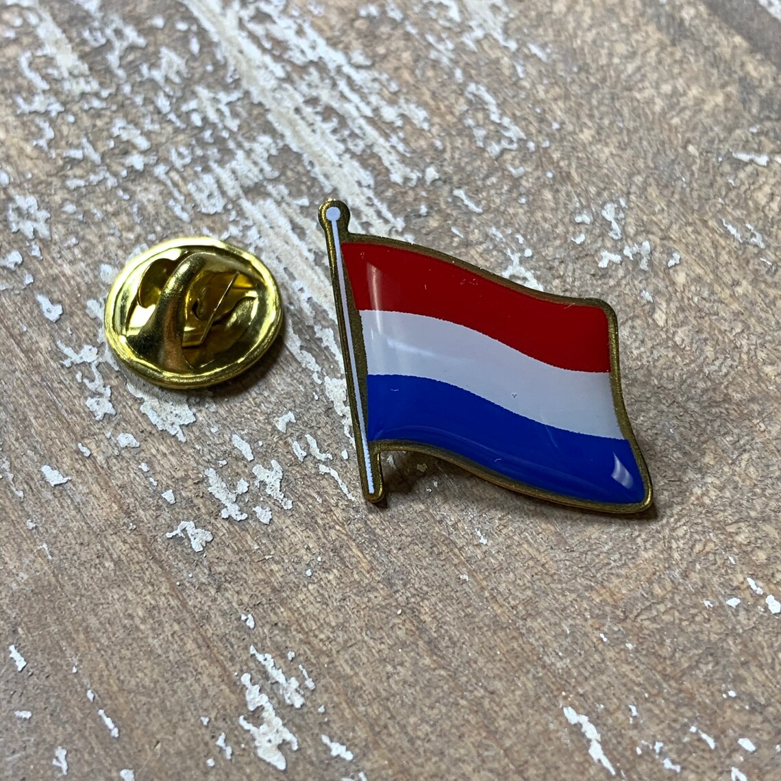 Netherlands Waving Flag Lapel Pin Made in USA - Etsy