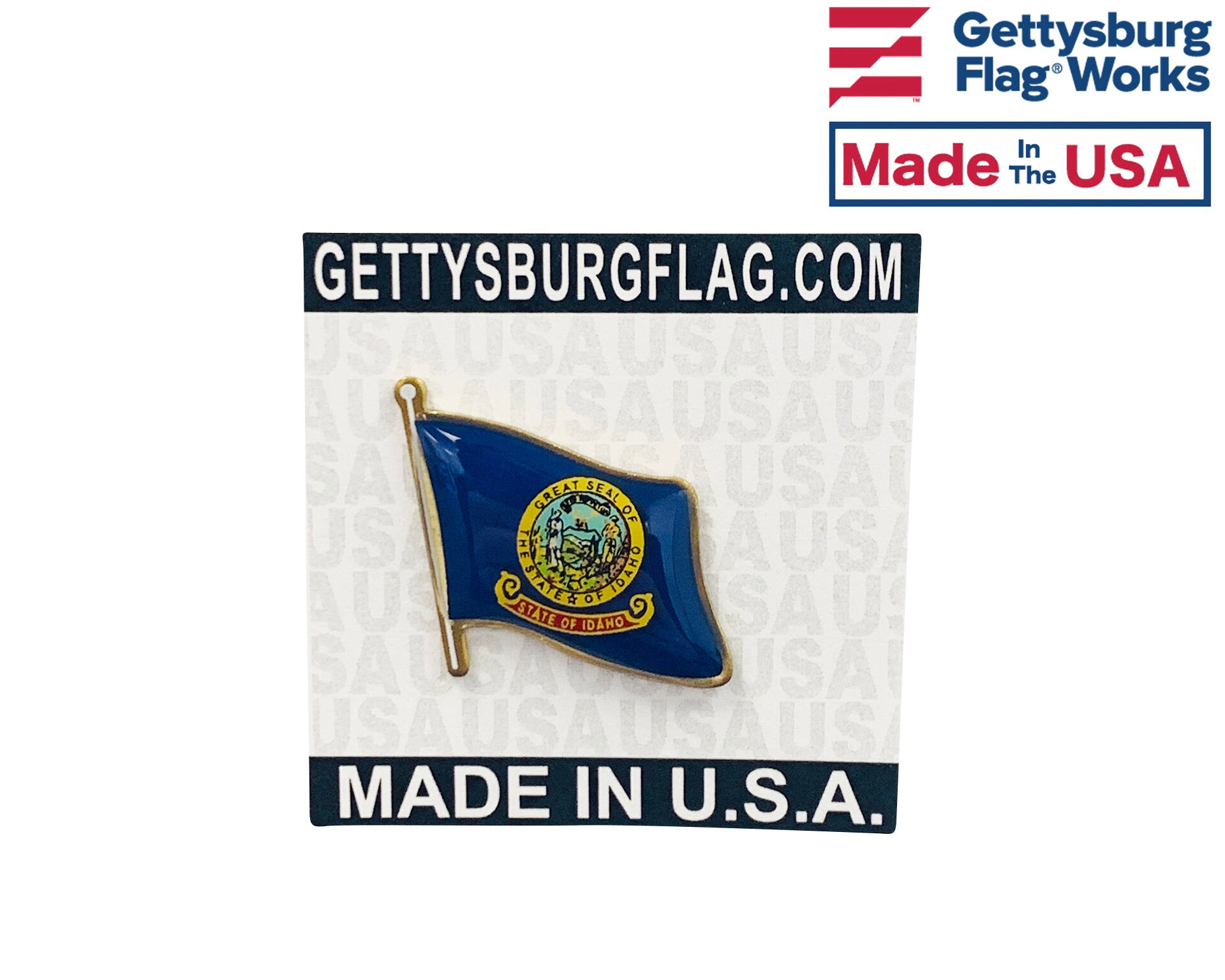 Idaho State Flag Lapel Pin Made in the USA | Etsy