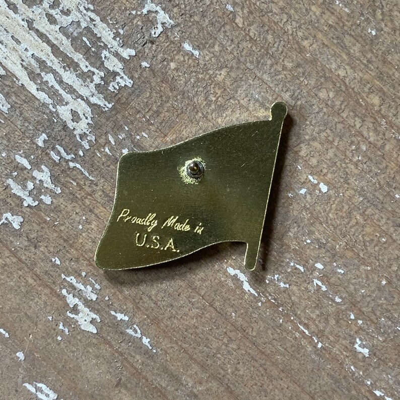 Dominican Republic Waving Flag Lapel Pin Made in USA | Etsy