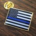 Thin Blue Line USA Rectangle Flag Lapel Pin Made in the USA | Etsy