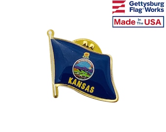 Thin Blue Line USA Rectangle Flag Lapel Pin Made in the USA | Etsy