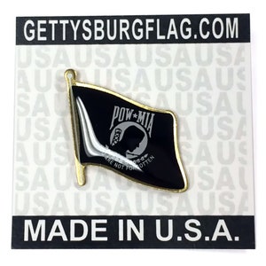 POW/MIA Waving Flag Lapel Pin - Proudly Made in the USA - Etsy