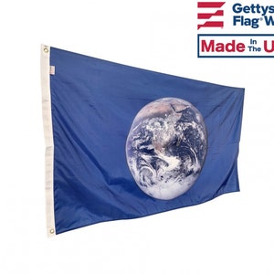 Planet Earth Flag - All Weather Nylon, Made in USA - Etsy