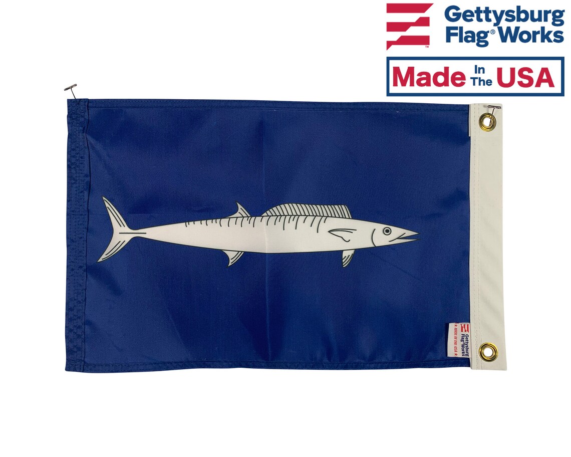 Wahoo Nautical Boat Flag 12x18 High Quality All - Etsy