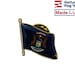 Michigan State Flag Lapel Pin Made in the USA - Etsy