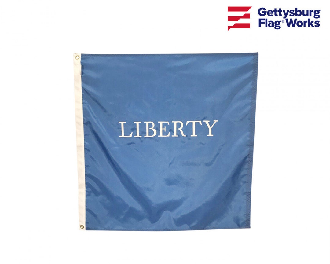 3X3' 1771 Historic Liberty Flag/banner - Fully Appliquéd Sewn Design ...