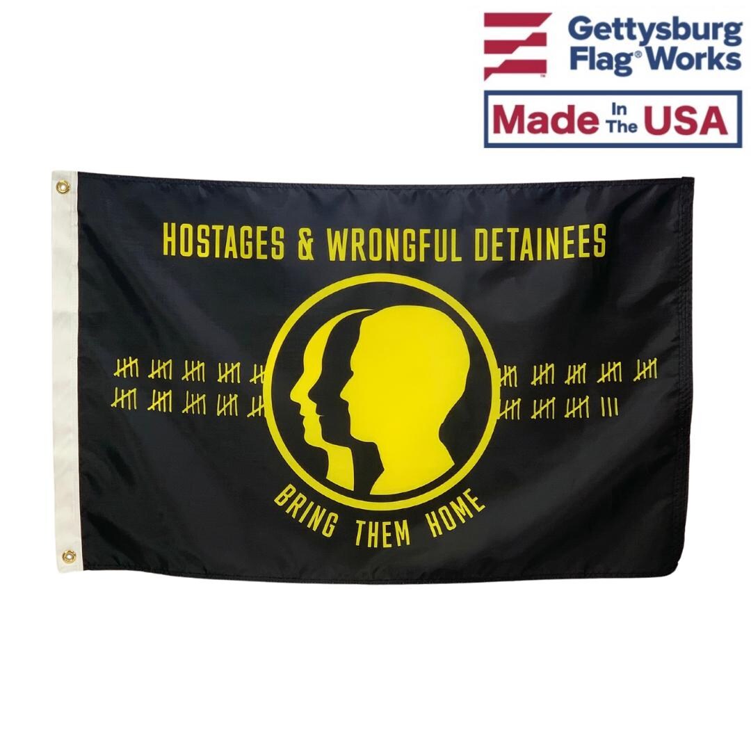 Hostage & Wrongful Detainee Flag, All-weather Nylon Outdoor Flag ...