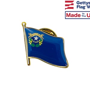 Nevada State Flag Lapel Pin - Made in USA! - Etsy