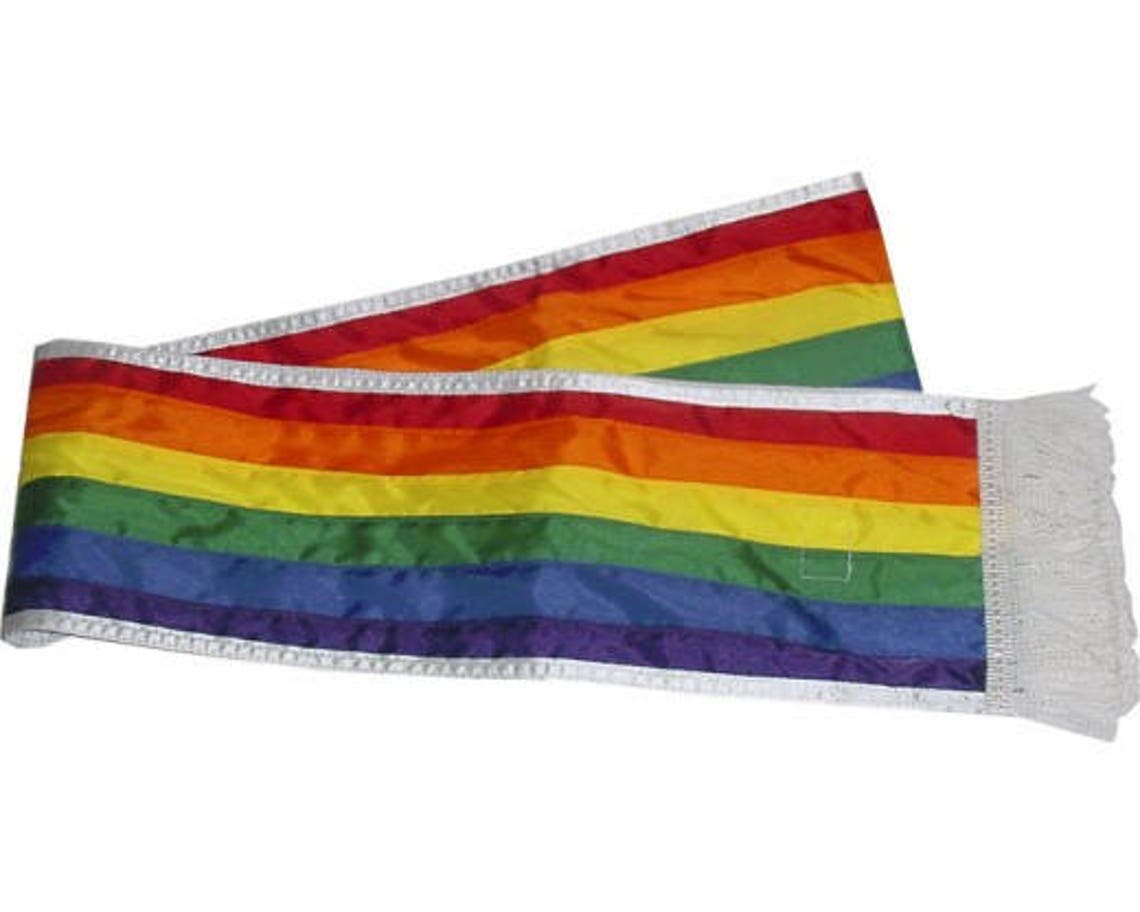 Rainbow Parade Sash Wear Your Pride Made in USA FREE - Etsy