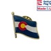 Colorado State Flag Lapel Pin - Made in the USA! - Etsy
