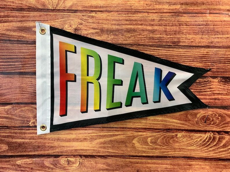 Let Your Freak Flag Fly High Quality All Weather Nylon Freak - Etsy