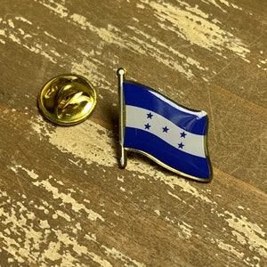 Honduras Waving Flag Lapel Pin - Made in USA! - Etsy