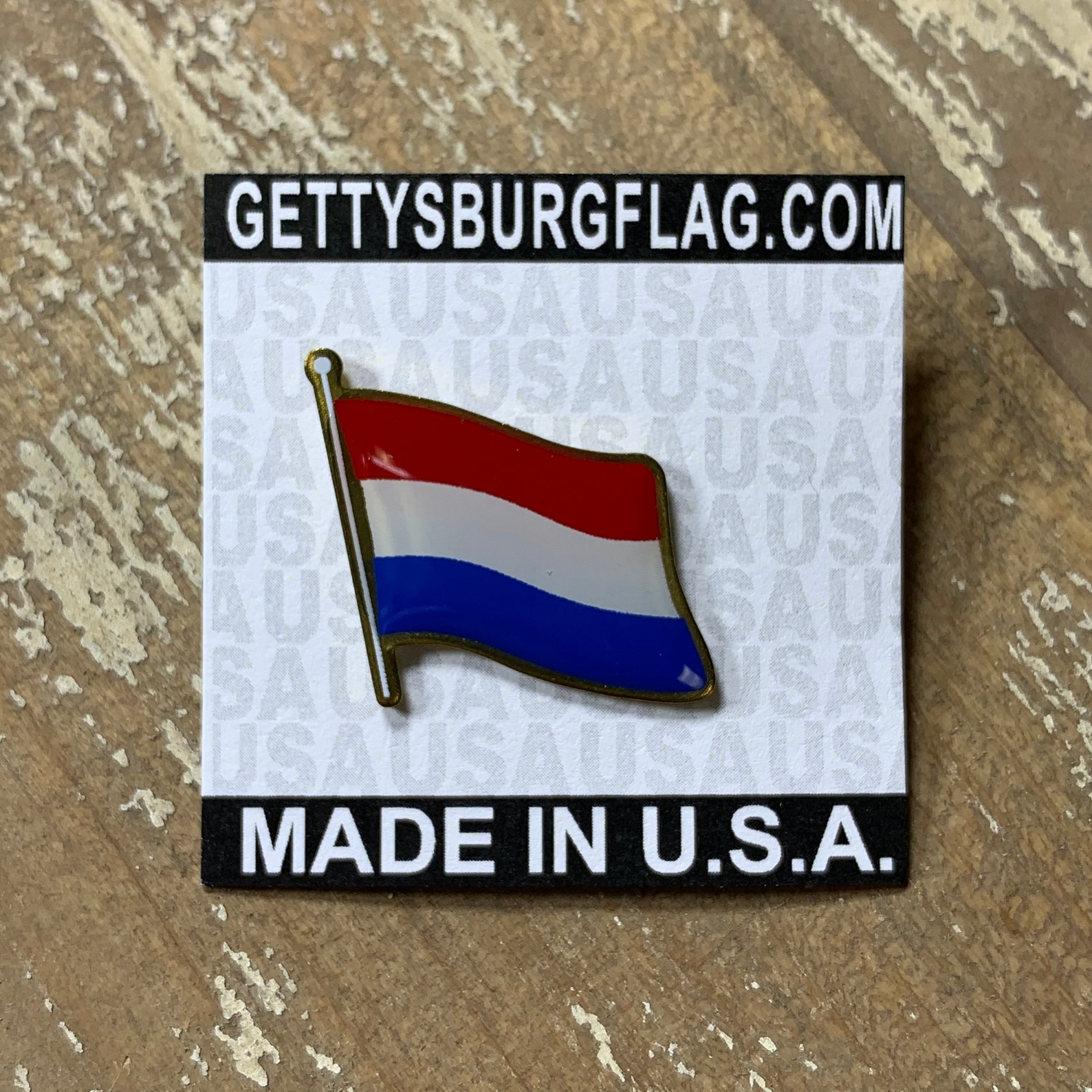 Netherlands Waving Flag Lapel Pin Made in USA - Etsy