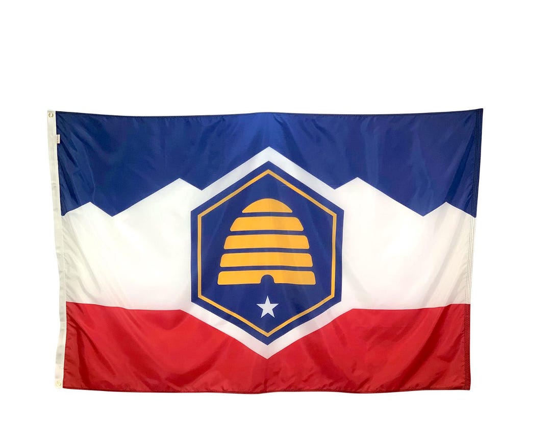 2024 Utah State Flag: Beehive Design, Made in USA - Etsy