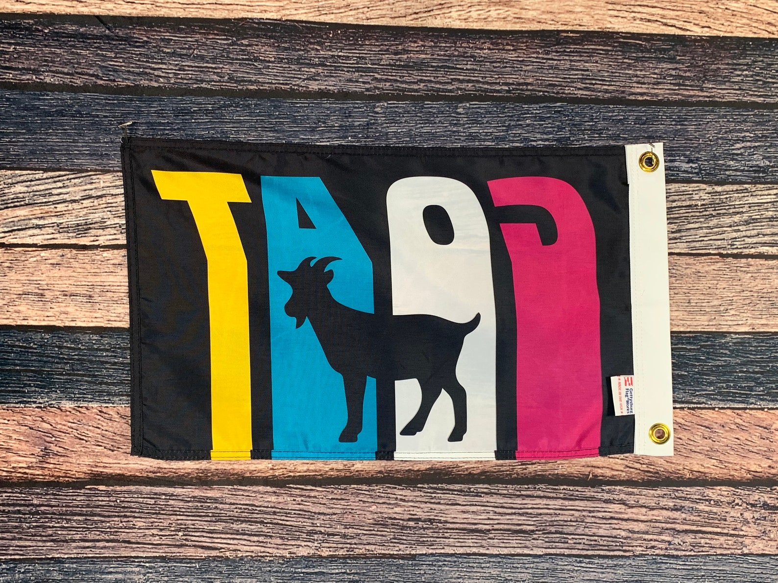 G.O.A.T. Flag 12x18 High Quality All Weather Nylon & - Etsy