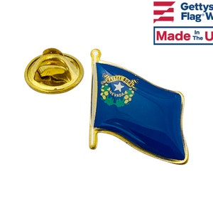 Nevada State Flag Lapel Pin - Made in USA! - Etsy