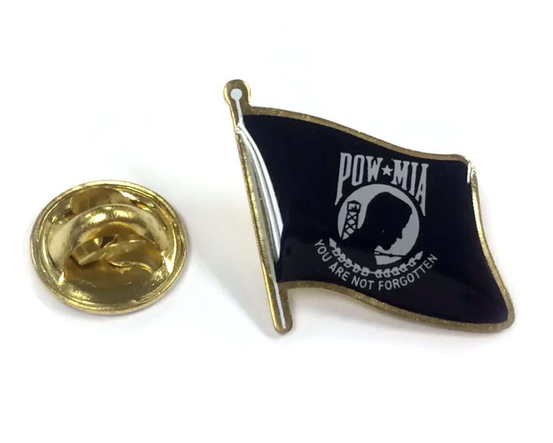 POW/MIA Waving Flag Lapel Pin Proudly Made in the USA | Etsy