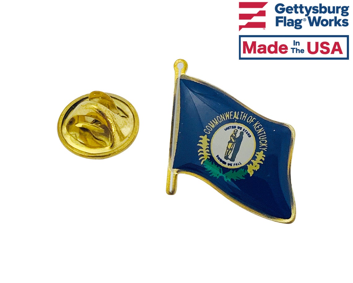 Kentucky State Flag Lapel Pin Made in the USA - Etsy