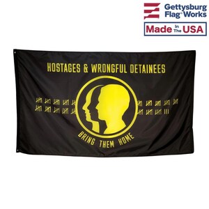 Hostage & Wrongful Detainee Awareness Flag: All-weather Nylon, Made in ...