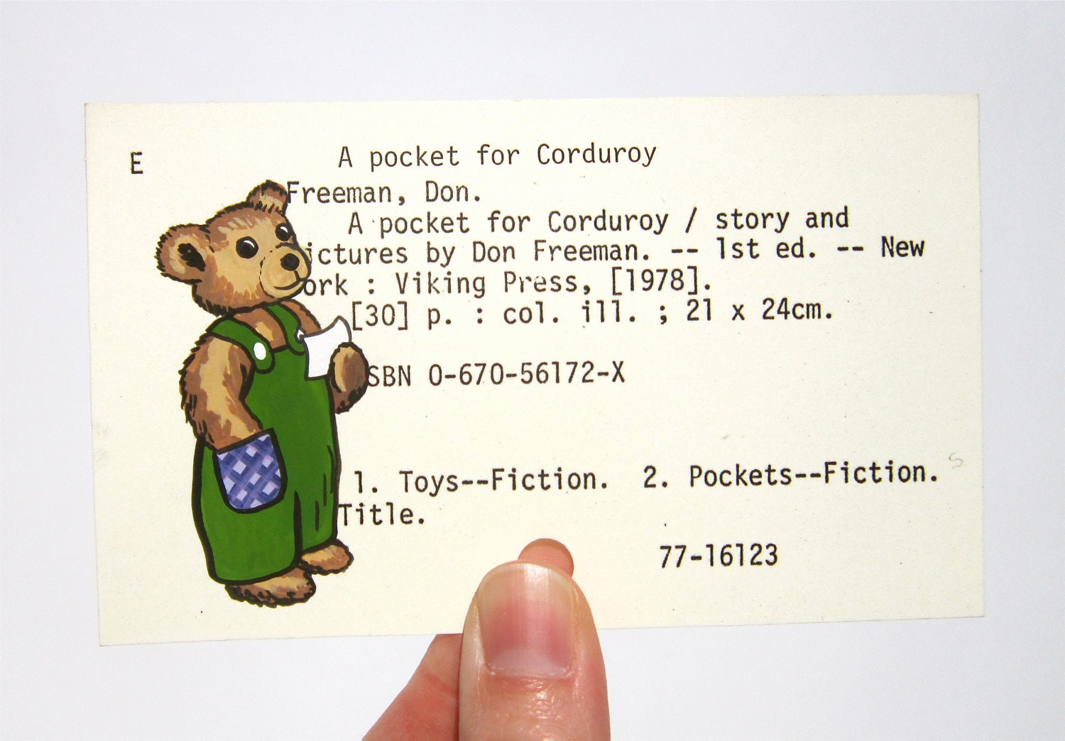 Pocket For Corduroy Coloring Pages