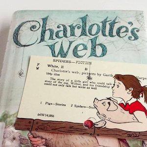 Charlotte's Web by E.B. White - Print of Charlotte the Spider, Wilbur ...