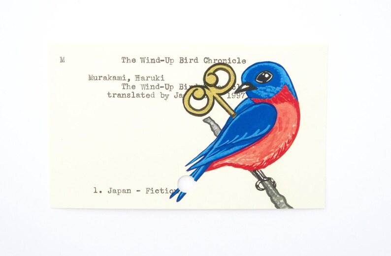 The Wind-up Bird Chronicle Print of My Painting of Bird on | Etsy