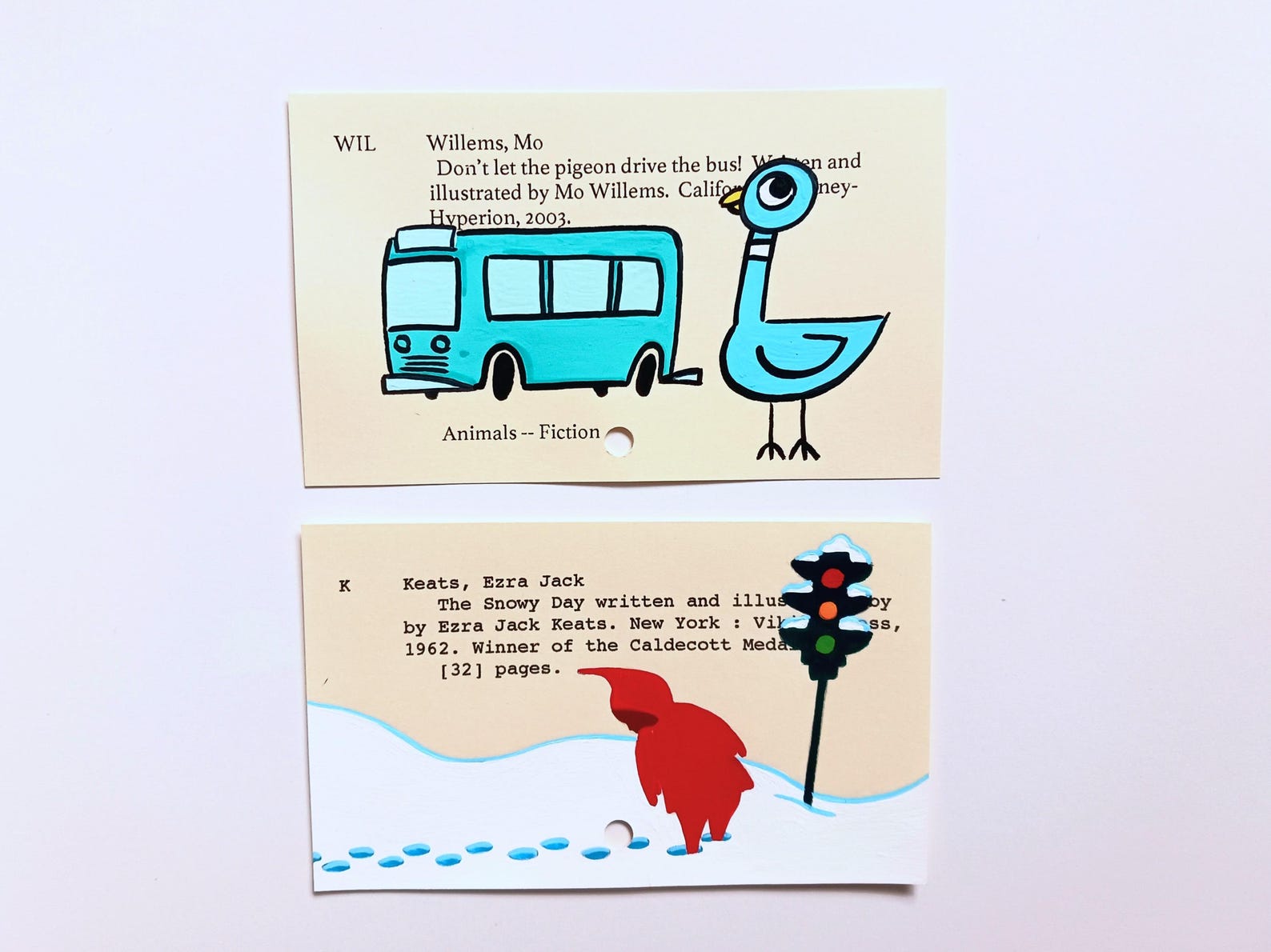 Jenny Linsky Library Card Art - Print of My Painting of Jenny Linsky ...
