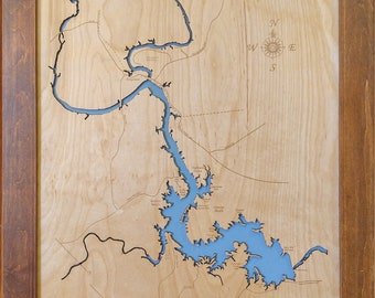 Lake Lbj Map - Etsy