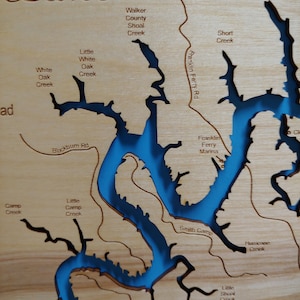 Bankhead Lake in Jefferson, Tuscaloosa and Walker Counties, Alabama ...